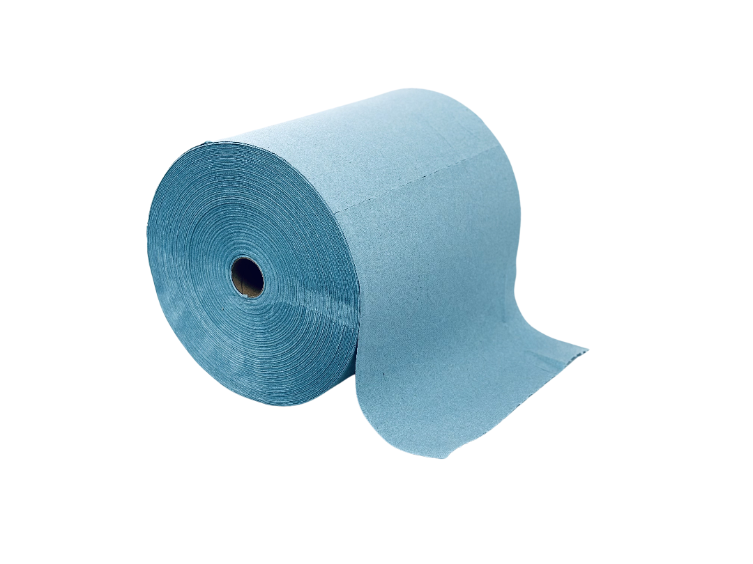 Blue DRC Shop Towel Roll - 500 Ct